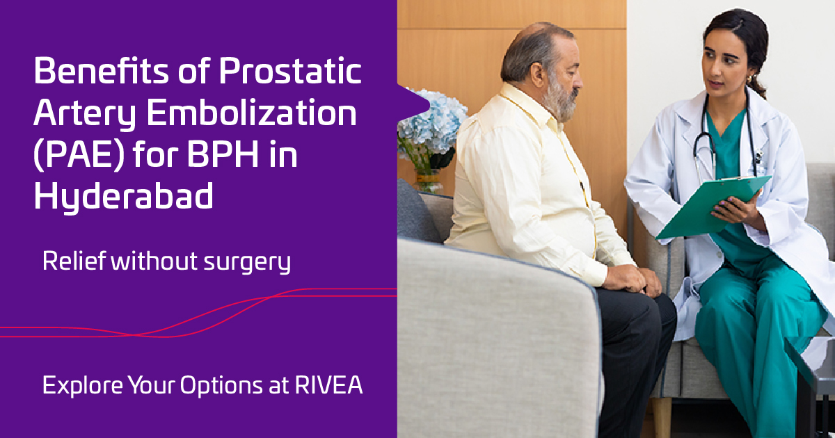 Minimally Invasive PAE for Enlarged Prostate | Rivea Vascular
